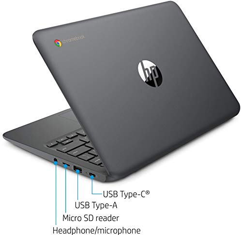 HP Chromebook 11.6 Inch Laptop, Intel Celeron N3350 up to 2.4 GHz, 4GB Memory, 32GB eMMC, WiFi, Bluetooth, Webcam, Chrome OS, Nly MP