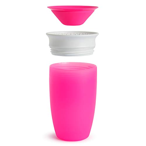 Munchkin® It's a Miracle! 360 Sippy Cup Gift Set, Includes 10oz & 14oz Miracle® 360 Cup, Pink/Purple