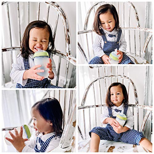 Sippy Spout Nipples for Comotomo Baby Bottle | 2-Count | Soft Spout | Food Grade Silicone | Spill-Proof (Variable Flow)