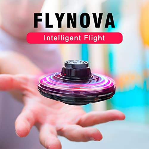 Kids Toys,FLYNOVA 2023 Hand Operated Mini Drones,UFO Magic Flying Orb with Lights,Hover Boomerang Fidget Spinner,Cool Christmas Birthday Gift Set Indoor Outdoor Party Boys Girls Teen Age 8 9 10 11+