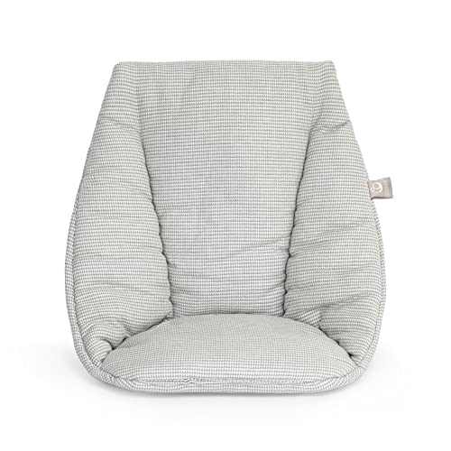 Stokke Tripp Trapp Baby Cushion, Nordic Grey - Add Softness, Support & Comfort to Your Tripp Trapp Baby Set - Machine Washable + Made with Organic Cotton - Fits All Tripp Trapp Chairs