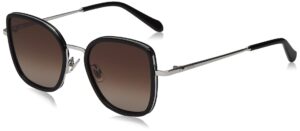 fossil womens fossil female style fos 2104/g/s sunglasses, palladium, 51mm 20mm us