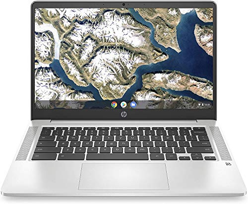 HP 2021 Chromebook 14" HD Student Laptop, Intel Celeron N4000(up to 2.6GHz), 4GB RAM, 32GB eMMC Backlit-KB, Webcam, Fast Charge, WiFi, USB-A&C, BT, Chrome OS, w/Masdrow Accessories