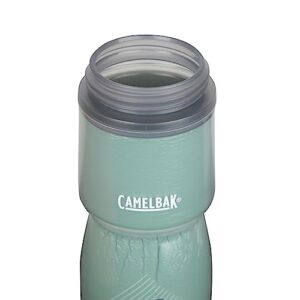 CamelBak Podium Chill Insulated Bike Water Bottle - Easy Squeeze Bottle - Fits Most Bike Cages - 24oz, Sage Perforated