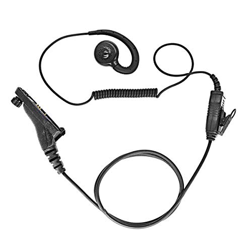 C Swivel Earpiece Surveillance Headset Pogo Pin Walkie Talkie Earphone for Motorola APX4000 APX6000 APX7000 APX8000 XPR6100 XPR6350 XPR6550 XPR7550 XPR7550e