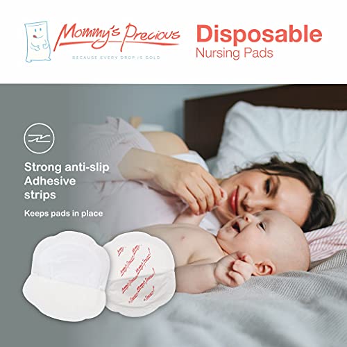 Mommy's Precious Disposable Cotton Nursing Pads 132 Packs for Pregnant Breastfeeding lactating Nursing Moms Breast Milk Pads