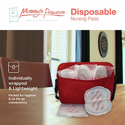 Mommy's Precious Disposable Cotton Nursing Pads 132 Packs for Pregnant Breastfeeding lactating Nursing Moms Breast Milk Pads