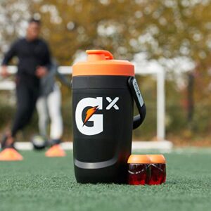 Gatorade Gx Performance Jug, 64oz, Leakproof, Non Slip Grip, Great for Athletes, Black