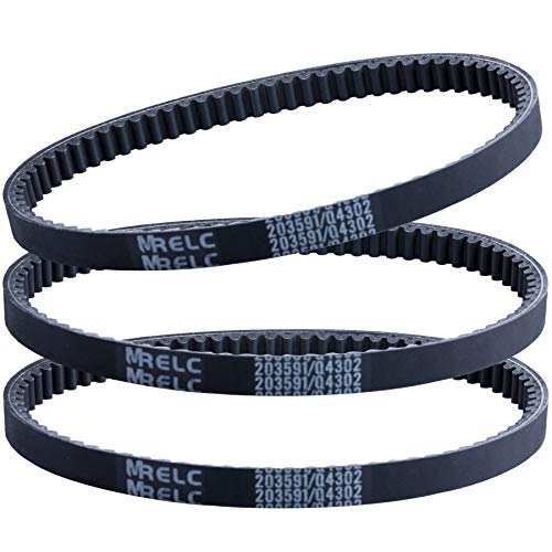 MRELC 3 Pcs Go Kart Drive Belt 203591 Q4302W 30 Series Compatible with Yerf Dog Q430203W Q43103W Q43203W Manco Carter 5.5hp 6.5hp Kartco 7655 Rotary 12-10052 Belt Replace 3203 3002 Go Kart