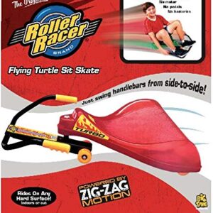 The Original Roller Racer Junior Flying Turtle Sit Skate, Kid Powered, No Motor, No Pedals, No Batteries, Power by Zig zag Motion, Promotes Active Play in or Outdoors, Non-marring Skate Wheels