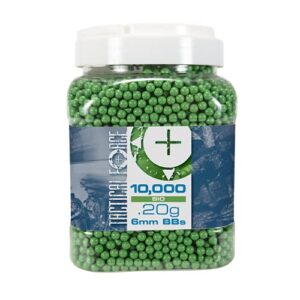 tactical force premium biodegradable 6mm airsoft bbs ammo .20 gram 10000 count