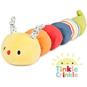 GUND Baby Tinkle Crinkle Collection Essential Caterpillar Stuffed Animal Sensory Plush, 14”