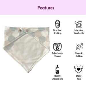 artico Baby Bibs Gift Set 6-Packs Baby Bandana Bibs for Baby Registry, Drooling, Feeding, Teething Funny Gender Neutral Baby Shower Gifts, Baby Travel Essentials for Infant, Newborn and Toddlers