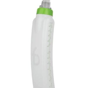 FlipBelt Arc Water Bottle Running Belt, Curved Hydration Running Bottle, 6 Fl. Oz., Green