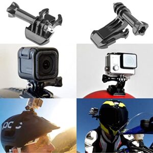 J Hook Buckle Mount for Gopro,Updated Stainless Steel Vertical Surface J Hook+Buckle Clip Quick Release Mount+Long Thumb Screw, Anti Rust Buckle Mount Compatible with Gopro Hero 11 10 9 8 7 and More