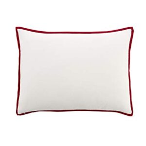 Lacoste Cliff Duvet Set, Full/Queen, Red