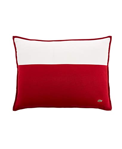 Lacoste Cliff Duvet Set, Full/Queen, Red