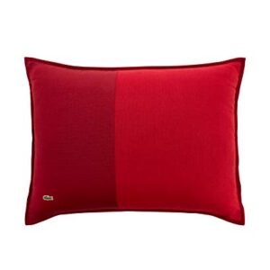 Lacoste Cliff Duvet Set, Full/Queen, Red