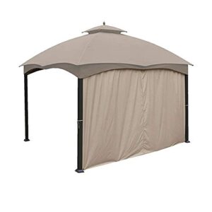 CoastShade Gazebo Replacement Curtain for 8x8 or 10x10 or 10x12 Summer Outdoor Gazebo,6.7FT Height,Only 1 Panel Sidewall,Autumn Gazebo Sidewall，Beige