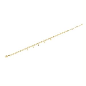 PAVOI 14K Gold Plated Bracelets for Women | Yellow Cute Gold Jewelry | Polished Gold Plated | 2x3mm Cubic Zirconia | Yellow Gold