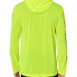 Caterpillar Men's Classic Fit Long Sleeve Hooded Shirt, Hi-Vis Orange, XX-Large