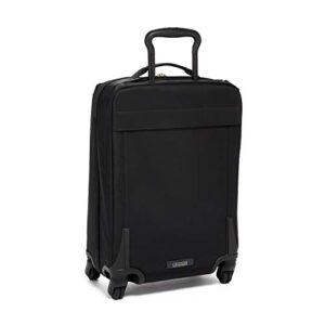 TUMI Voyageur Leger International Carry-On - Luggage with Wheels - Suitcase for Women & Men - Black & Gold Hardware