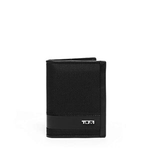 tumi - alpha l-fold wallet for men - black