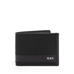 tumi - alpha global removable passcase wallet for men - black