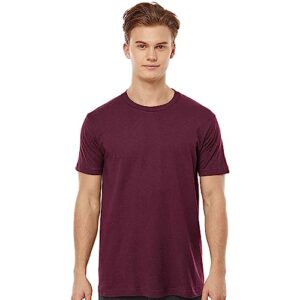 tultex unisex tee (burgundy, 2x large)