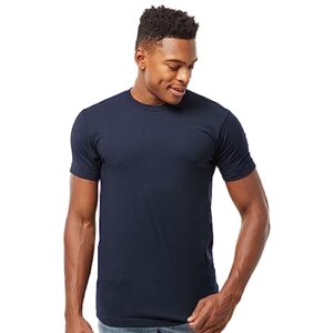 tultex unisex tee (navy blue, extra large)