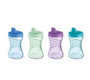 nuk gerber graduatesfun grips hard spout sippy cups (assorted, 4-pack), 10 ounces