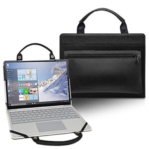 liushan 2 in 1 protective case + portable bag for 14" lenovo yoga 9i 14/thinkbook 14s g2 itl & dell inspiron 14 7490/latitude 7410 7420 7430/latitude 7410 7420 7430 2-in-1[not fit latitude 7400],black