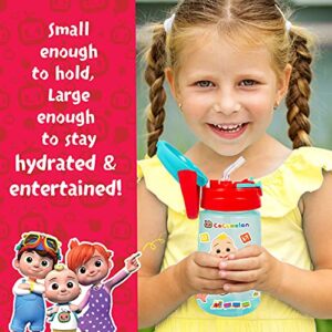 Creative Kids Cocomelon Decorate Your Own Water Bottle BPA Free Toddler Water Bottle with 4 Sheets of Customized Stickers - DIY Arts and Crafts - Easy to Grip Durable Gift for Boys & Girls Age 3+