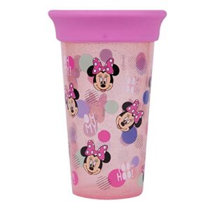 the first years disney minnie mouse 2 in 1 spoutless cup and big kids open toddler cup