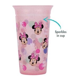 The First Years Disney Minnie Mouse 2 in 1 Spoutless Cup and Big Kids Open Toddler Cup