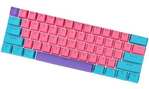 61 pbt keycaps tkl 87 backlit pbt keycap set with puller oem profile us layout for diy mx switches 60%/61/87 tkl/104 rgb mechanical gaming keyboard