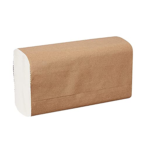 AmazonCommercial 2-Ply Multifold Paper Towels, Compatible With Universal Dispenser, 2800 Count, 16 Pack of 175, White