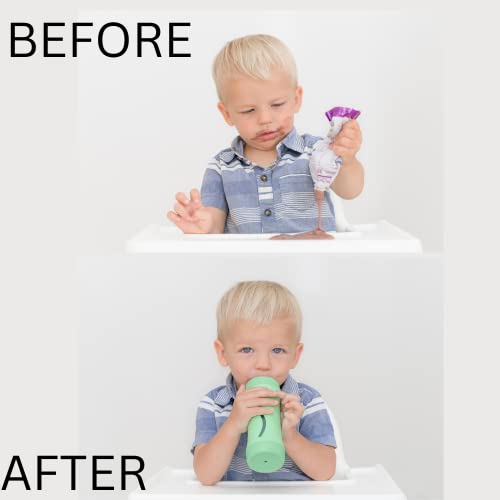 Non Squeeze, No Mess Baby Food Bottle (Musk)