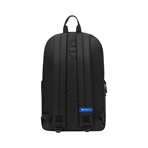 Champion unisex adult Momentum Backpacks, Black/Scarlet, One Size US