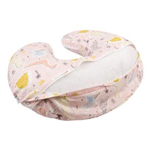 babygoal Nursing Pillow Covers Slipcovers for Breastfeeding Moms,Organic Woven Cotton,20x16x5.5in Maternity Breastfeeding Newborn Infant Feeding Cushion Cover,2 Pack 2CUPW13-B