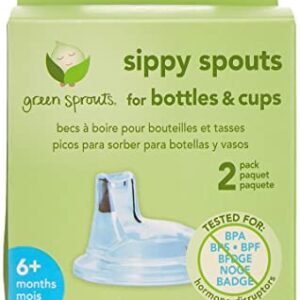 Sippy Spouts for Bottles and Cups (2 Pack)