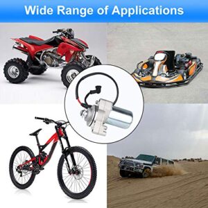 WATERWICH Starter Compatible with Tao Tao 125cc 110cc-50cc with Relay ATV Coolster Motor Coolster Four 4 Wheeler Chinese Pit Dirt Bike 4 Wheelers Go Karts Dune Buggy Sandrail Quad SSR Roketa