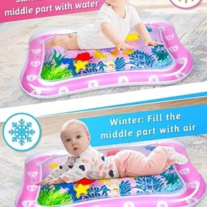 SEPHIX Baby Stuff for Newborn Toys 0-3-6-12 Months Girls Gifts, Infant Toys 0-6 Months Crawling Inflatable Water Tummy Time Mat, Montessori Activity Center for Babies Development Toys 6 to 12 Months