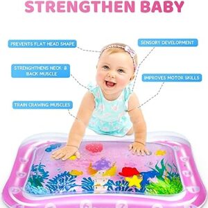 SEPHIX Baby Stuff for Newborn Toys 0-3-6-12 Months Girls Gifts, Infant Toys 0-6 Months Crawling Inflatable Water Tummy Time Mat, Montessori Activity Center for Babies Development Toys 6 to 12 Months