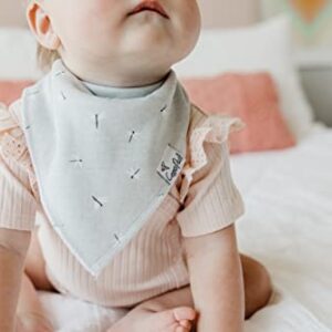 Copper Pearl Baby Bandana Drool Bibs for Drooling and Teething 4 Pack Gift Set “Zella