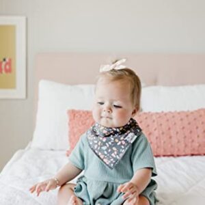 Copper Pearl Baby Bandana Drool Bibs for Drooling and Teething 4 Pack Gift Set “Zella