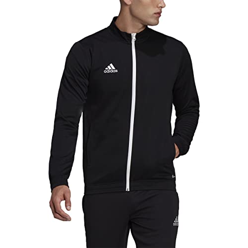 adidas Men's Entrada 22 Track Jacket, Black, Medium