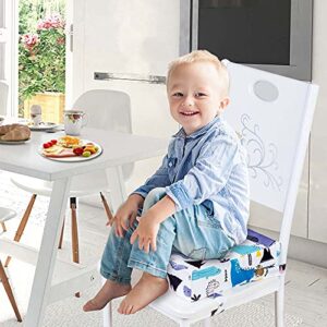 Toddler Booster Seat for Dining Table, Portable Increasing Cushion for Boys