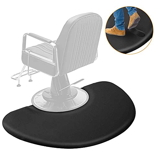 3 ft. x 4 ft. Salon Mat,Anti Fatigue Salon Floor Mat for Hair Stylist,Salon Barber Chair Barber Stations,Non Slip,Waterproof,High-Heel Proof,1 inch Thick