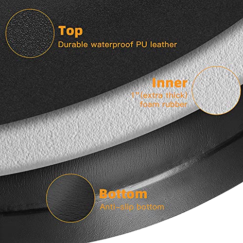 3 ft. x 4 ft. Salon Mat,Anti Fatigue Salon Floor Mat for Hair Stylist,Salon Barber Chair Barber Stations,Non Slip,Waterproof,High-Heel Proof,1 inch Thick